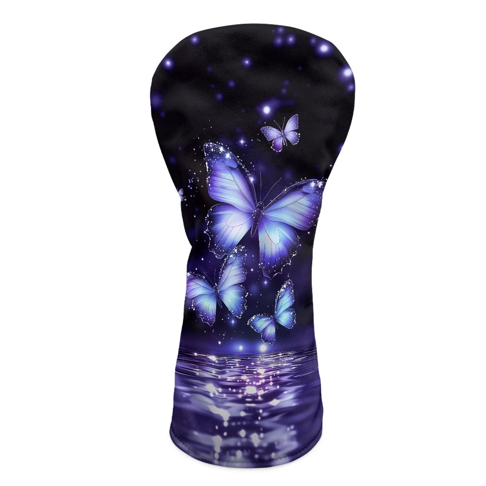 Yuyamidu Purple Butterfly Golf Club Head Covers PU Leather Golf Head ...