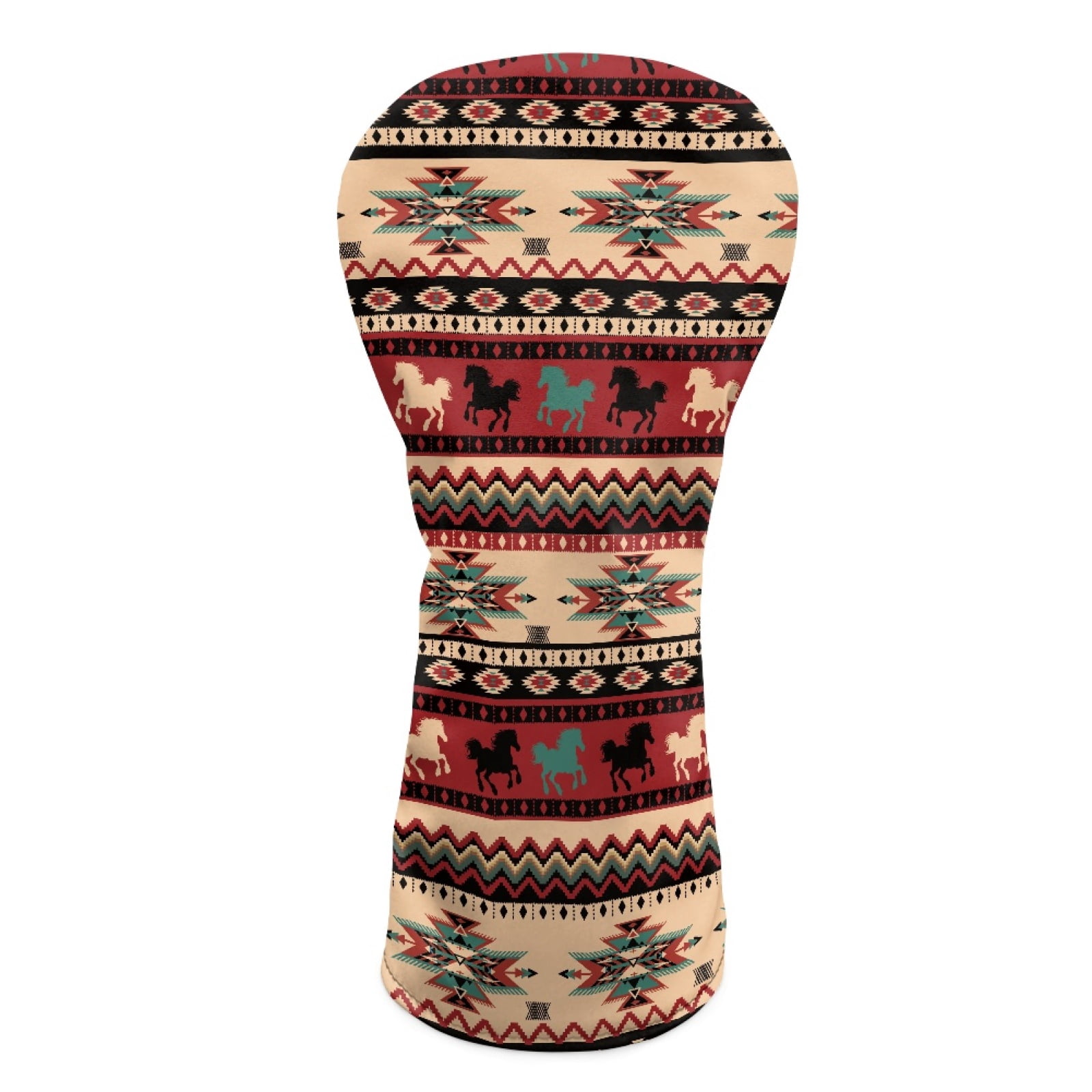 Yuyamidu Red Golf Club Head Covers for Women Men Southwest Aztec Horse ...