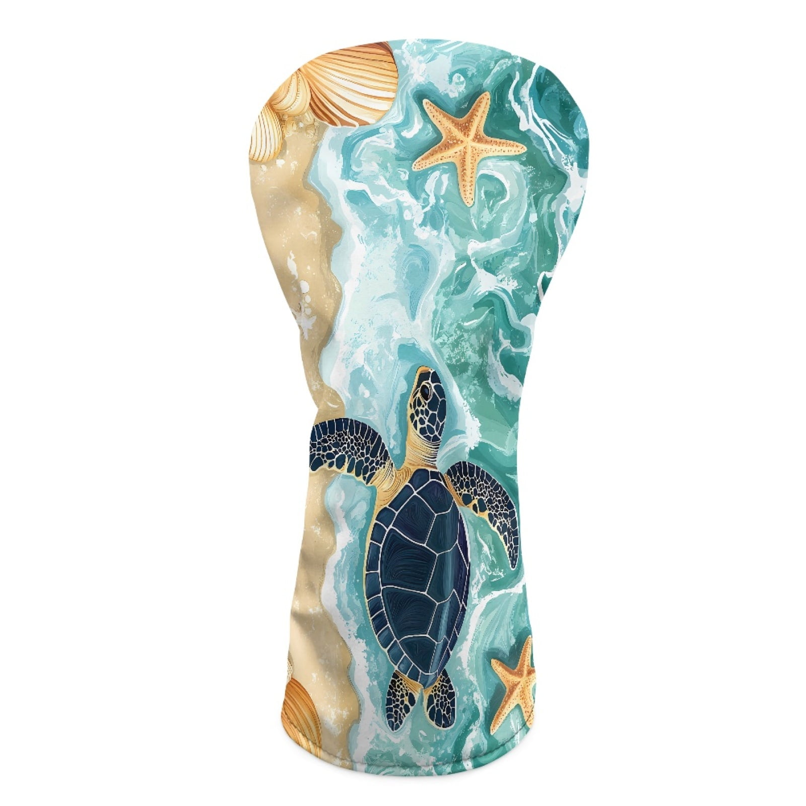 Yuyamidu Sea Turtle Golf Club Head Cover Starfish Shell Golf Head Cover ...