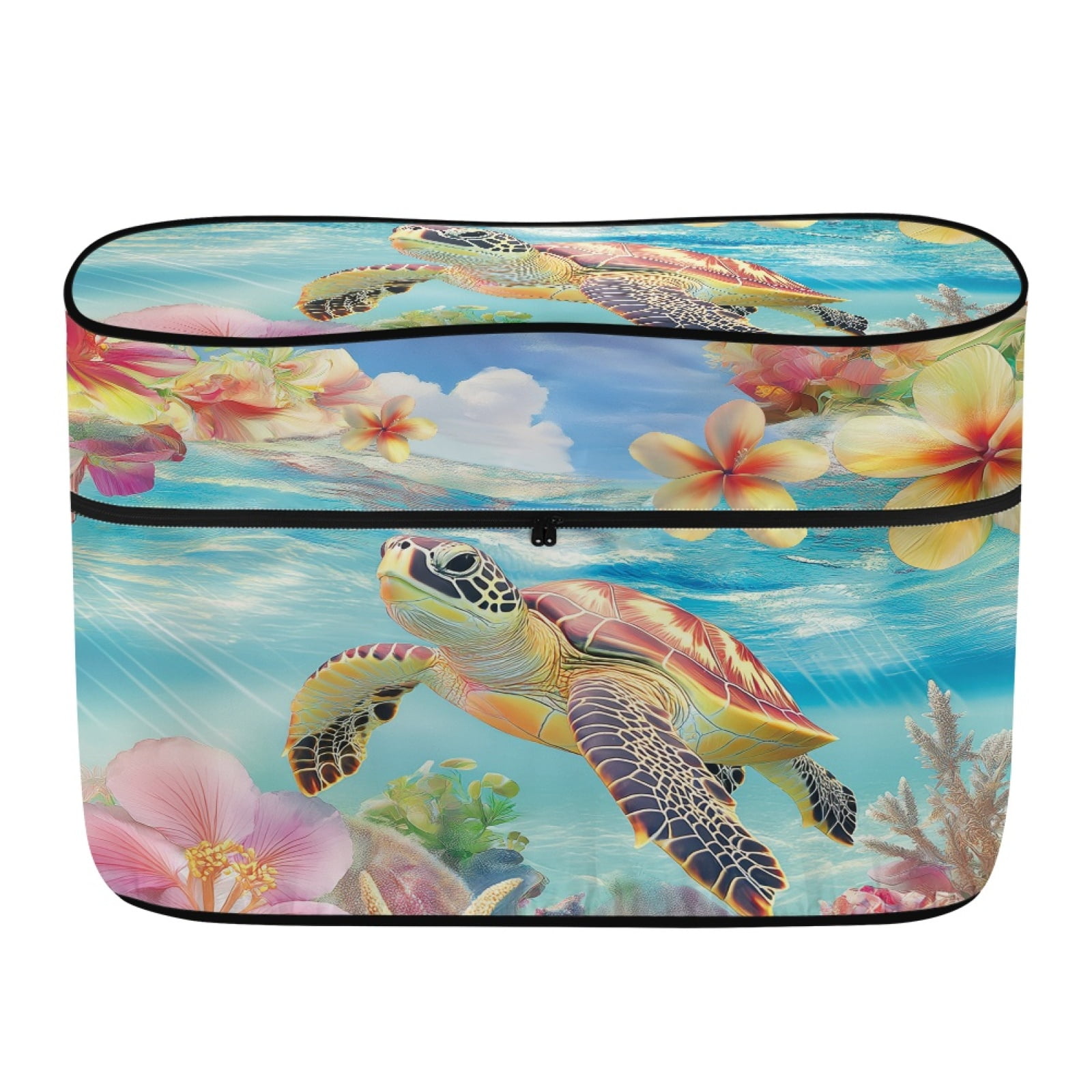 Yuyamidu Sea Turtle Hibiscus Propane Tank Cover, Waterproof Double 40 ...
