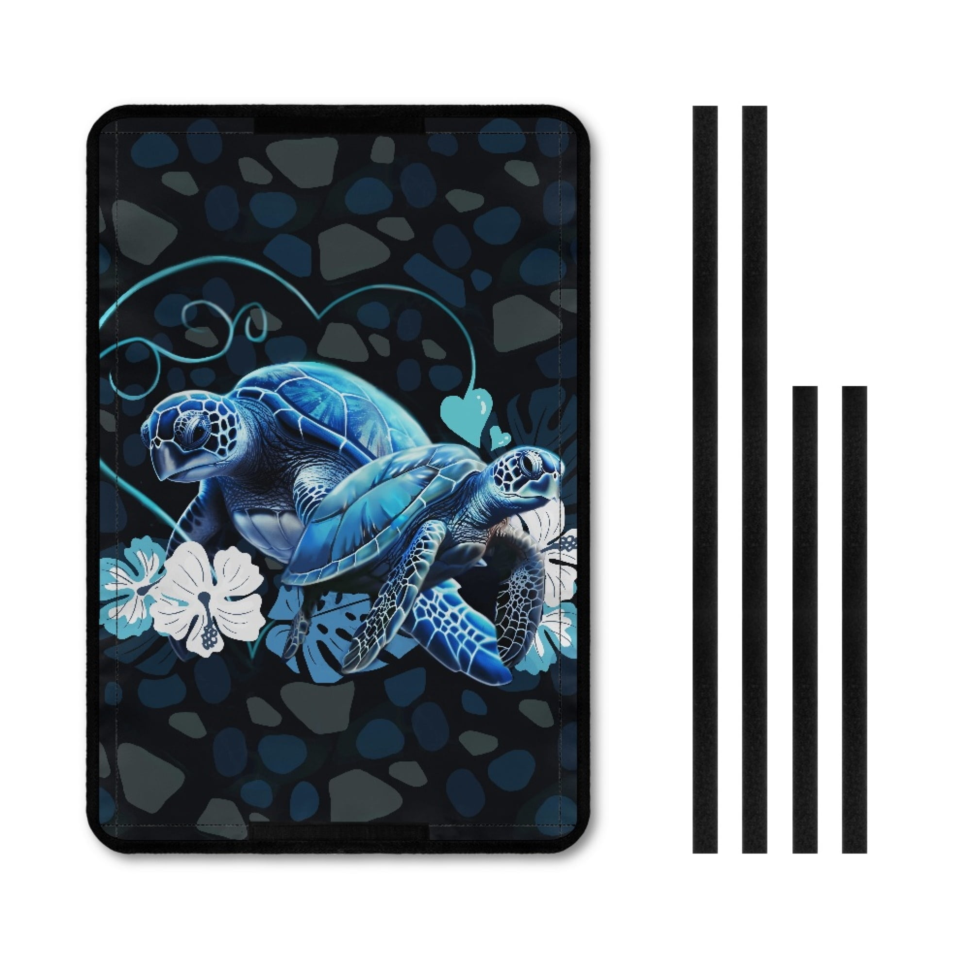 Yuyamidu Sea Turtle RV Door Window Shade Cover, Hibiscus Flower RV ...