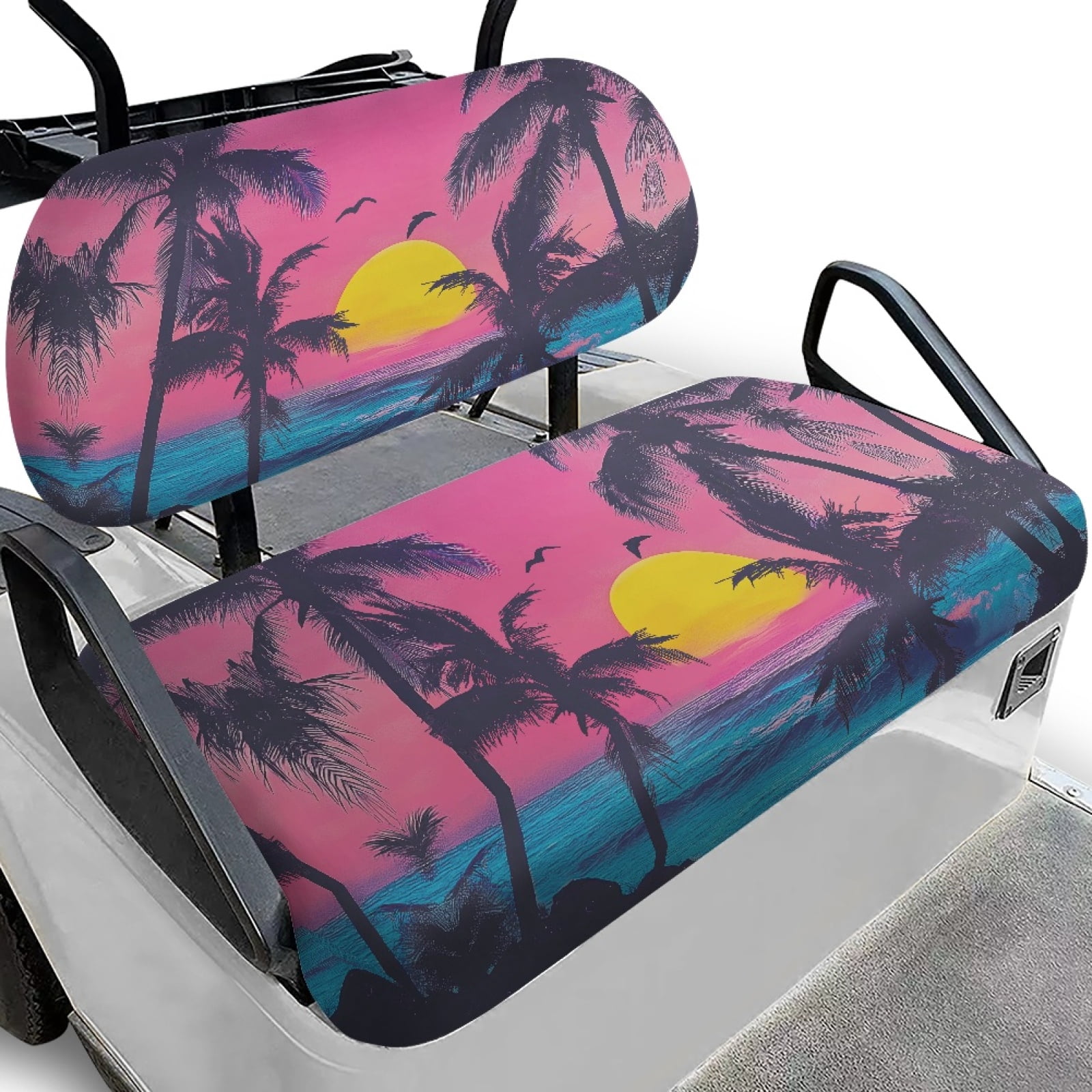 Yuyamidu Seaside Golf Cart Seat Covers for 2-Person Seats for Car Seat ...