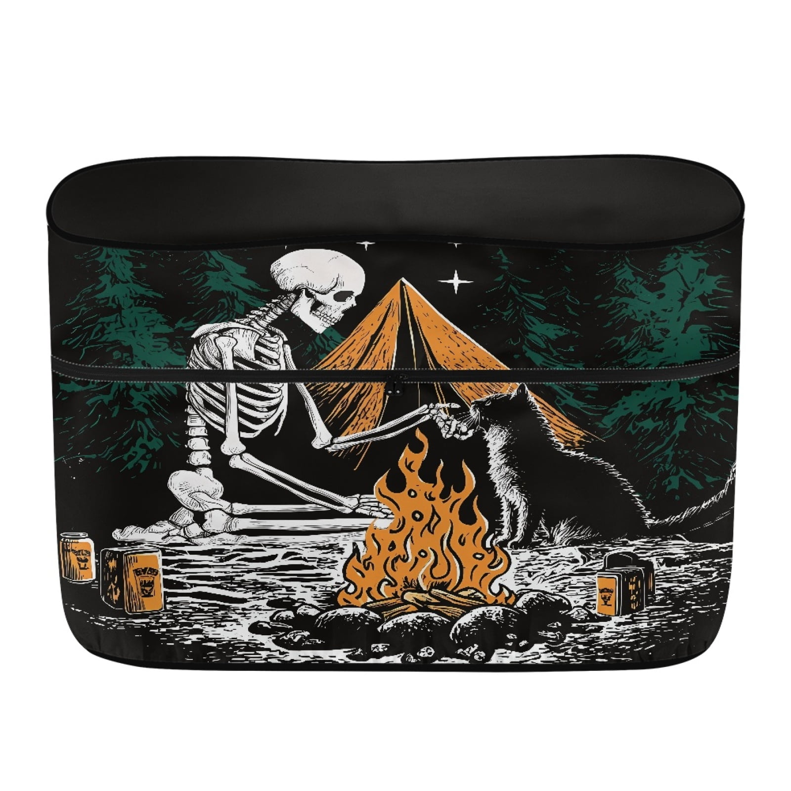 Yuyamidu Skull Cat RV Propane Tank Cover Fits for Double 40lb Propane ...