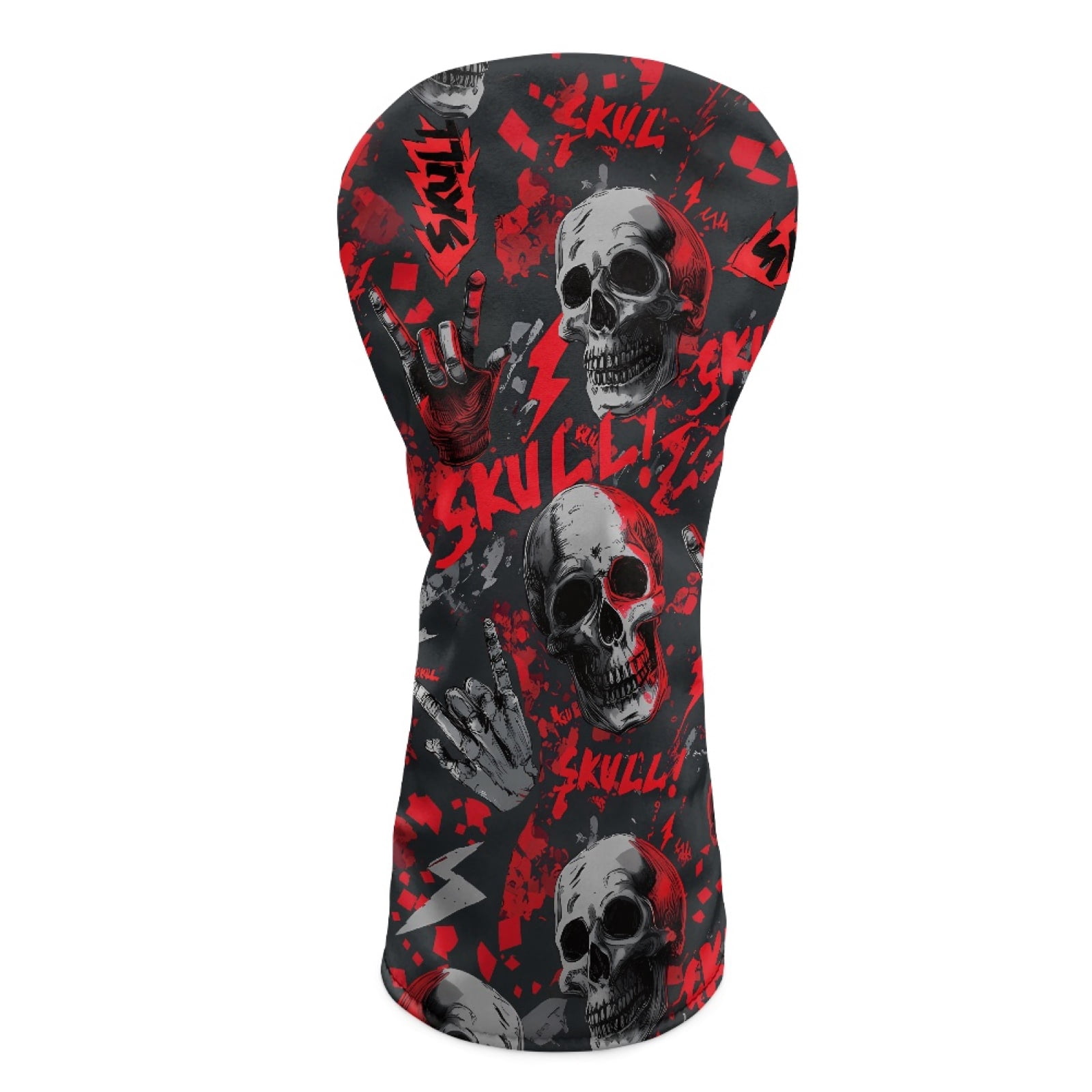 Yuyamidu Skull Golf Club Head Cover Cool Golf Head Covers PU Leather ...