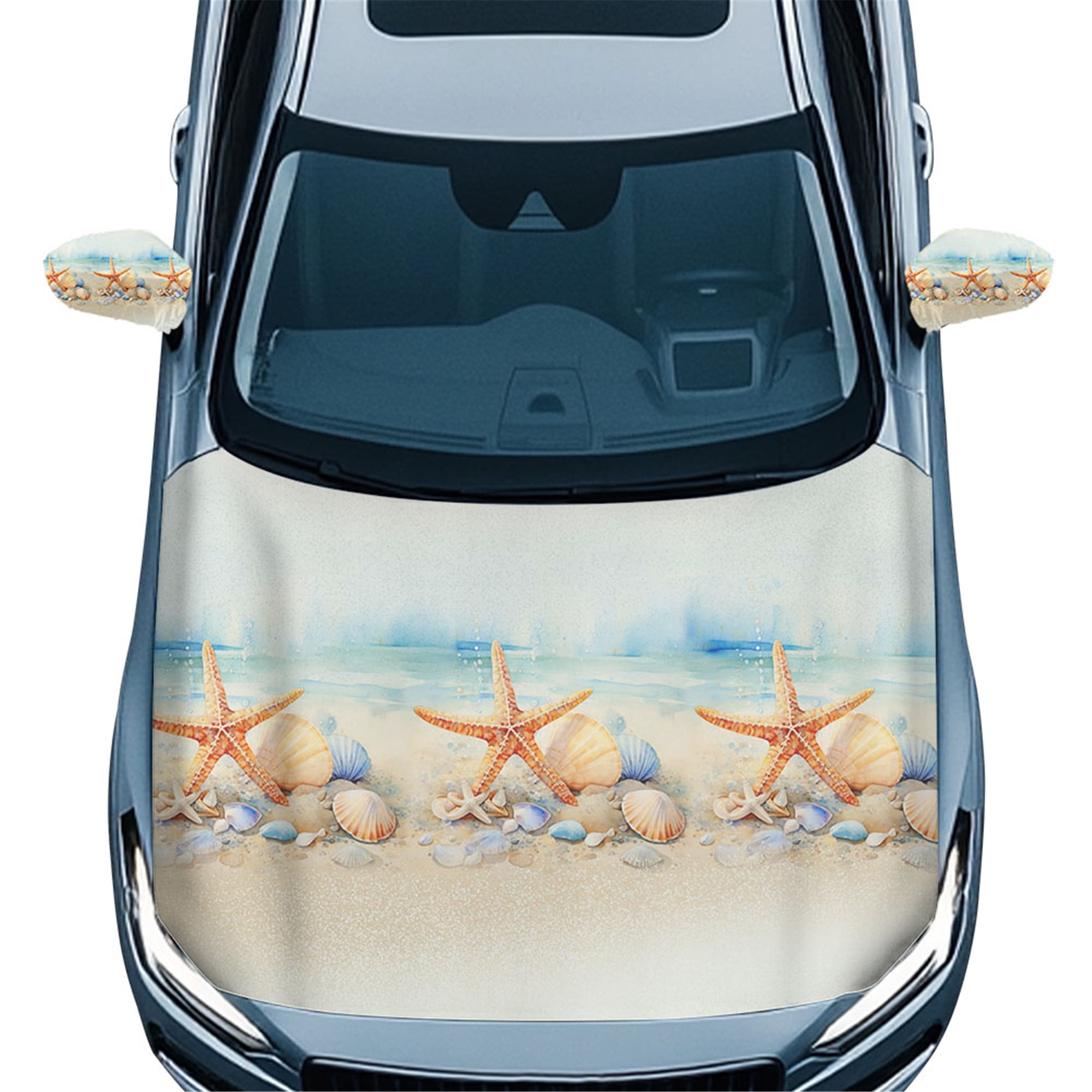 Yuyamidu Starfish Auto Side Mirror Wrap Shell Front Hood Covers for ...