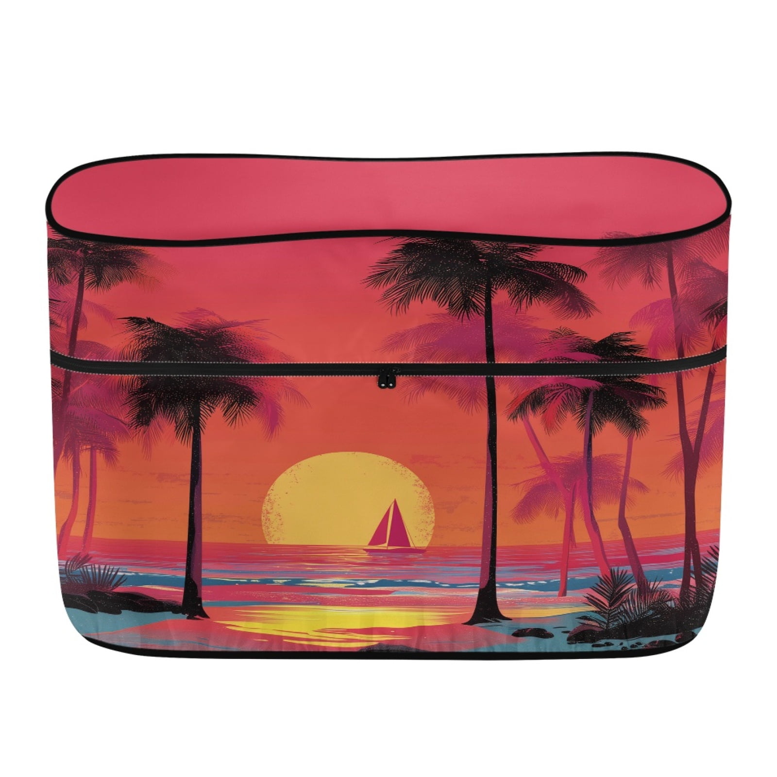 Yuyamidu Sunset Coconut Tree RV Propane Tank Cover Fit for Double 40Ib ...