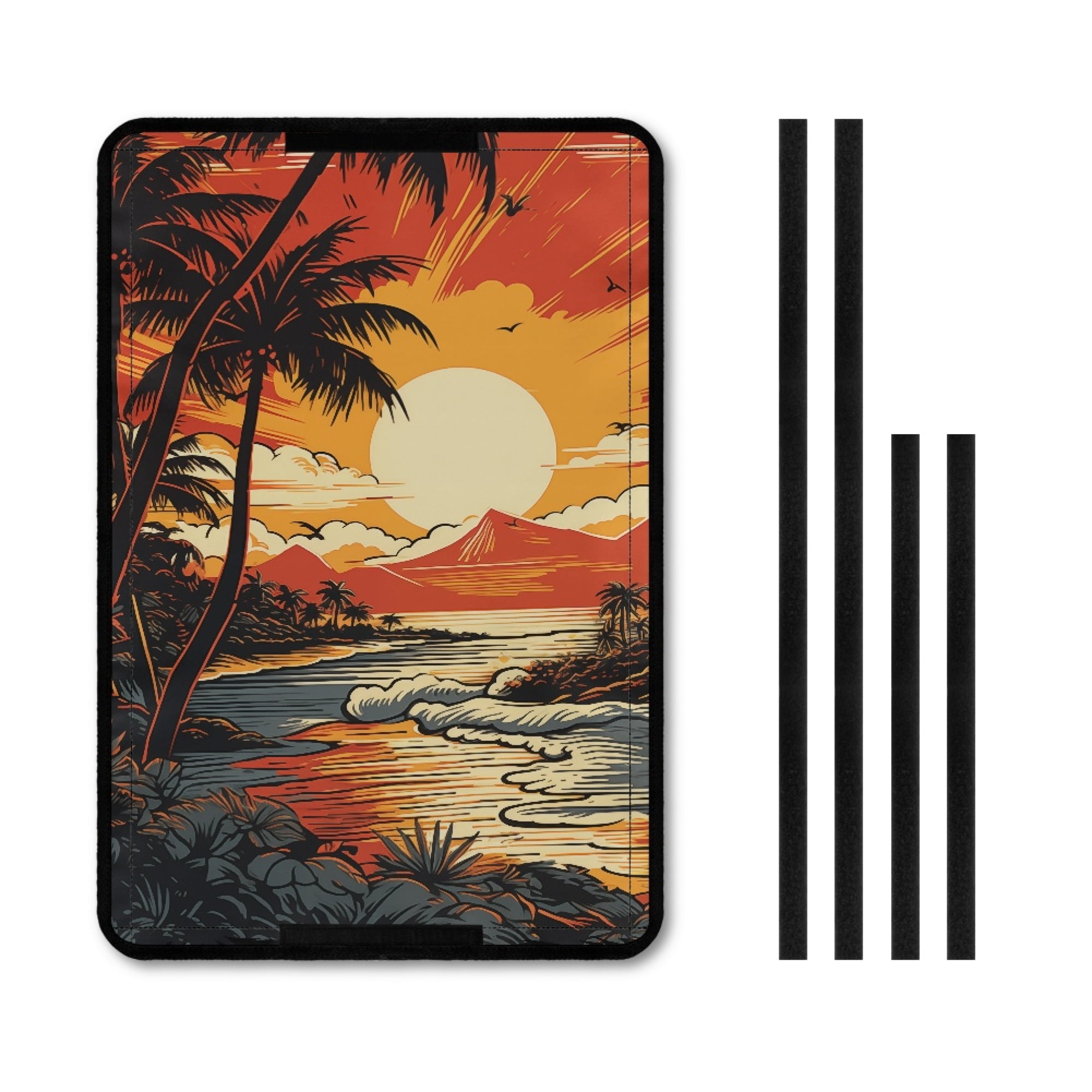 Yuyamidu Sunset RV Door Window Shade Cover Seaside Privacy Screen ...