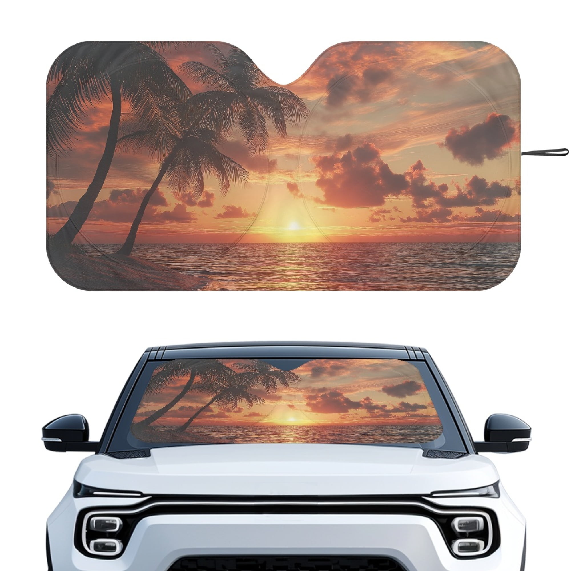 Yuyamidu Sunset Window Shade for Car Big Sedan Van SUV Windshield Sun ...