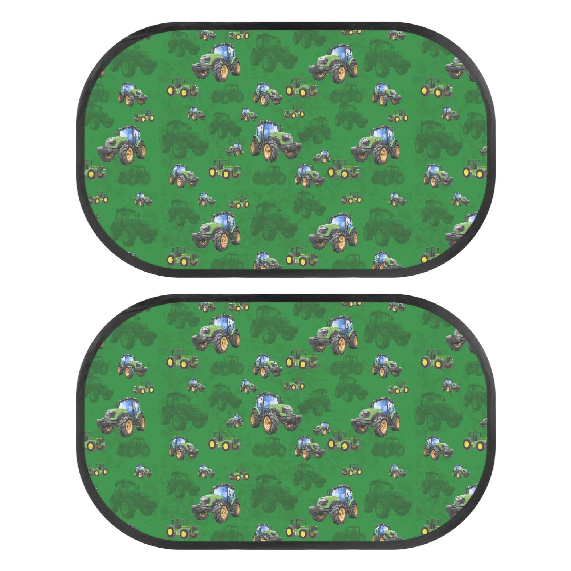 Yuyamidu Tractor Car Window Shades Green Sun Shade Blocker UV Rays ...
