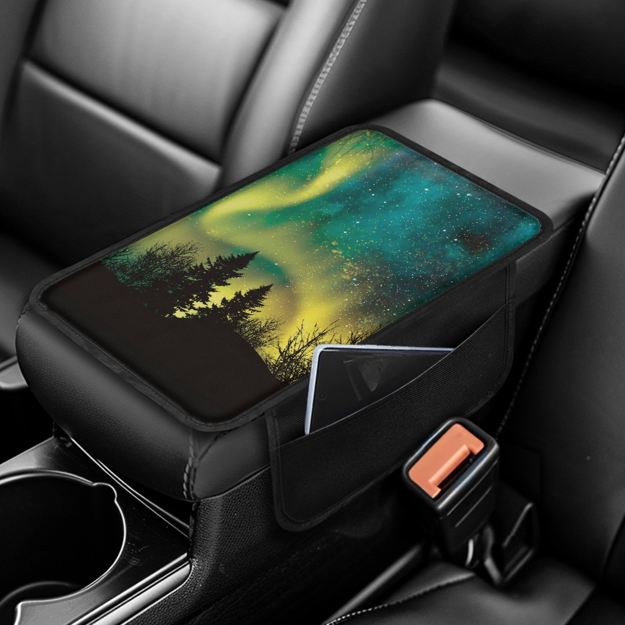 Yuyamidu Tree Car Armrests Storage Cover Starry Sky Center Console ...