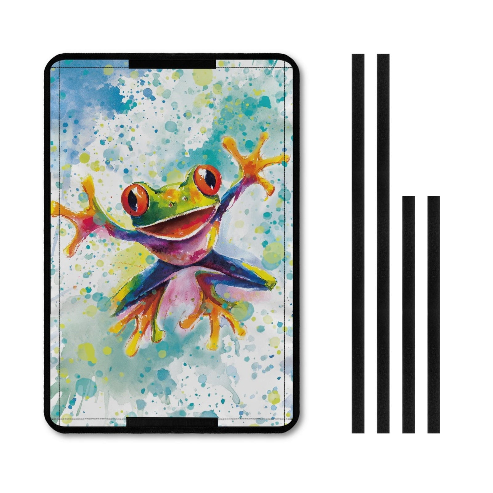 Yuyamidu Watercolor Funny Frog RV Door Window Shade Cover Cute Privacy ...
