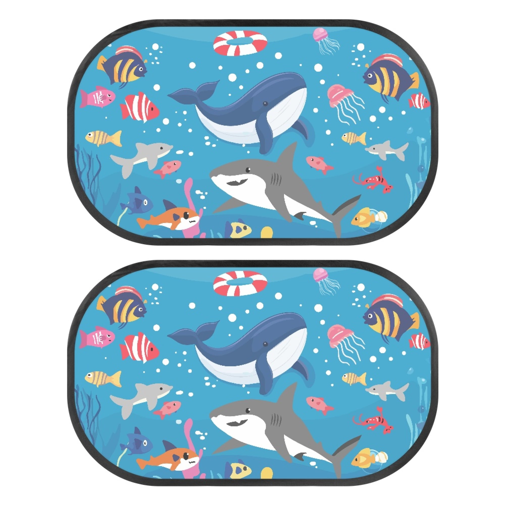 Yuyamidu Whale Car Window Shades for Side Window Shark Side Window Sun ...