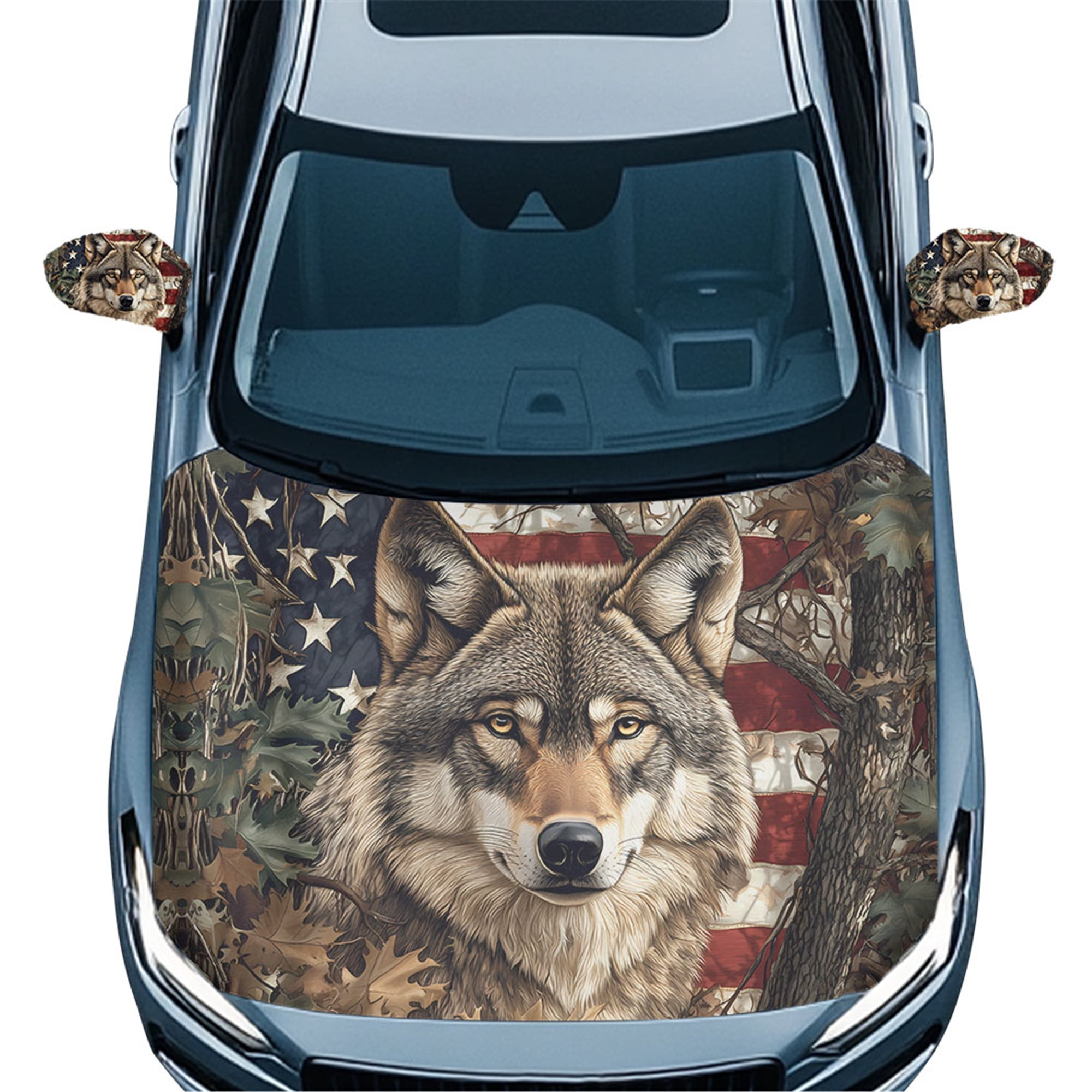 Yuyamidu Wolf Hood Covers for Cars Sedans Auto Side View Mirror Covers ...