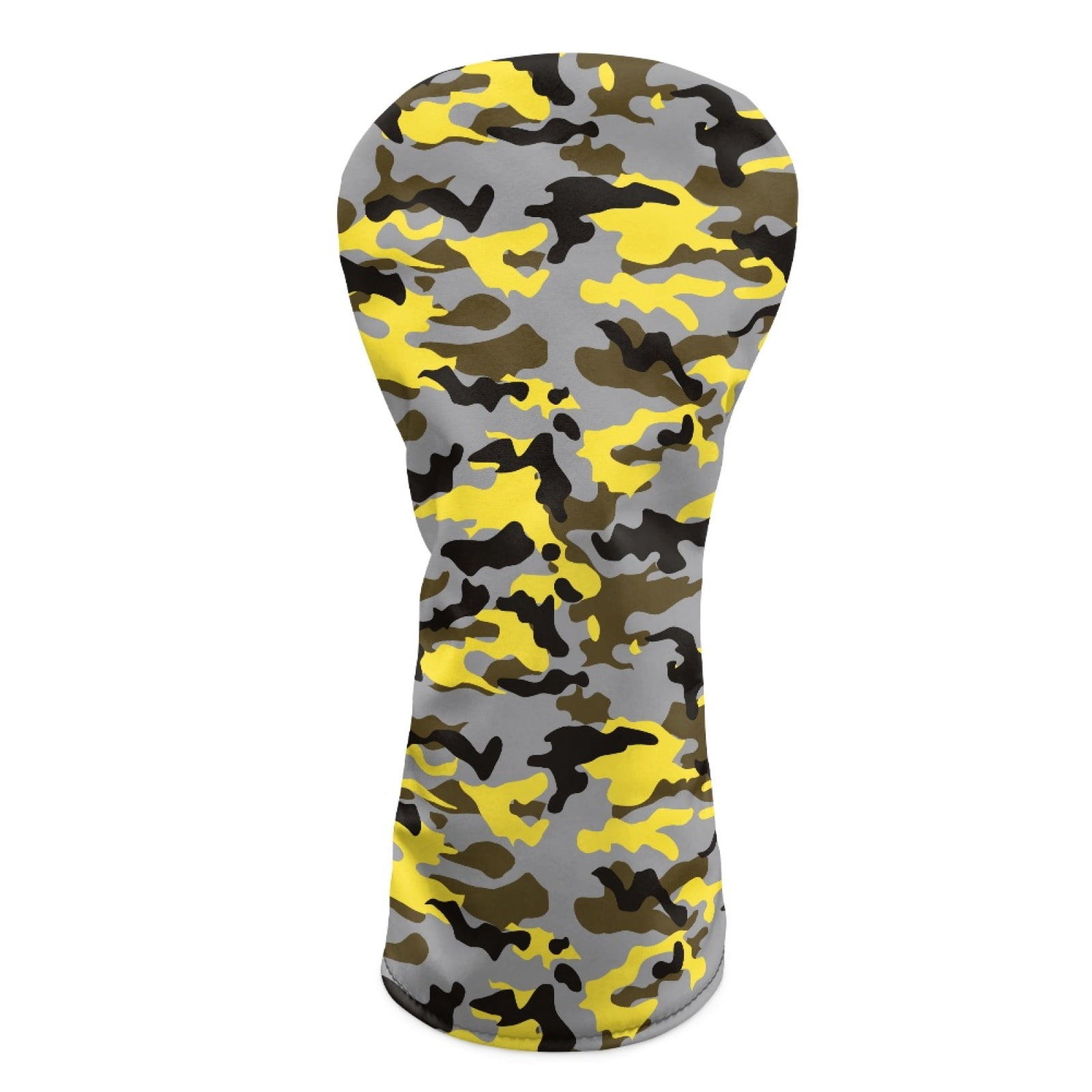 Yuyamidu Yellow Gray Camo Golf Club Head Covers, Camouflage PU Leather ...