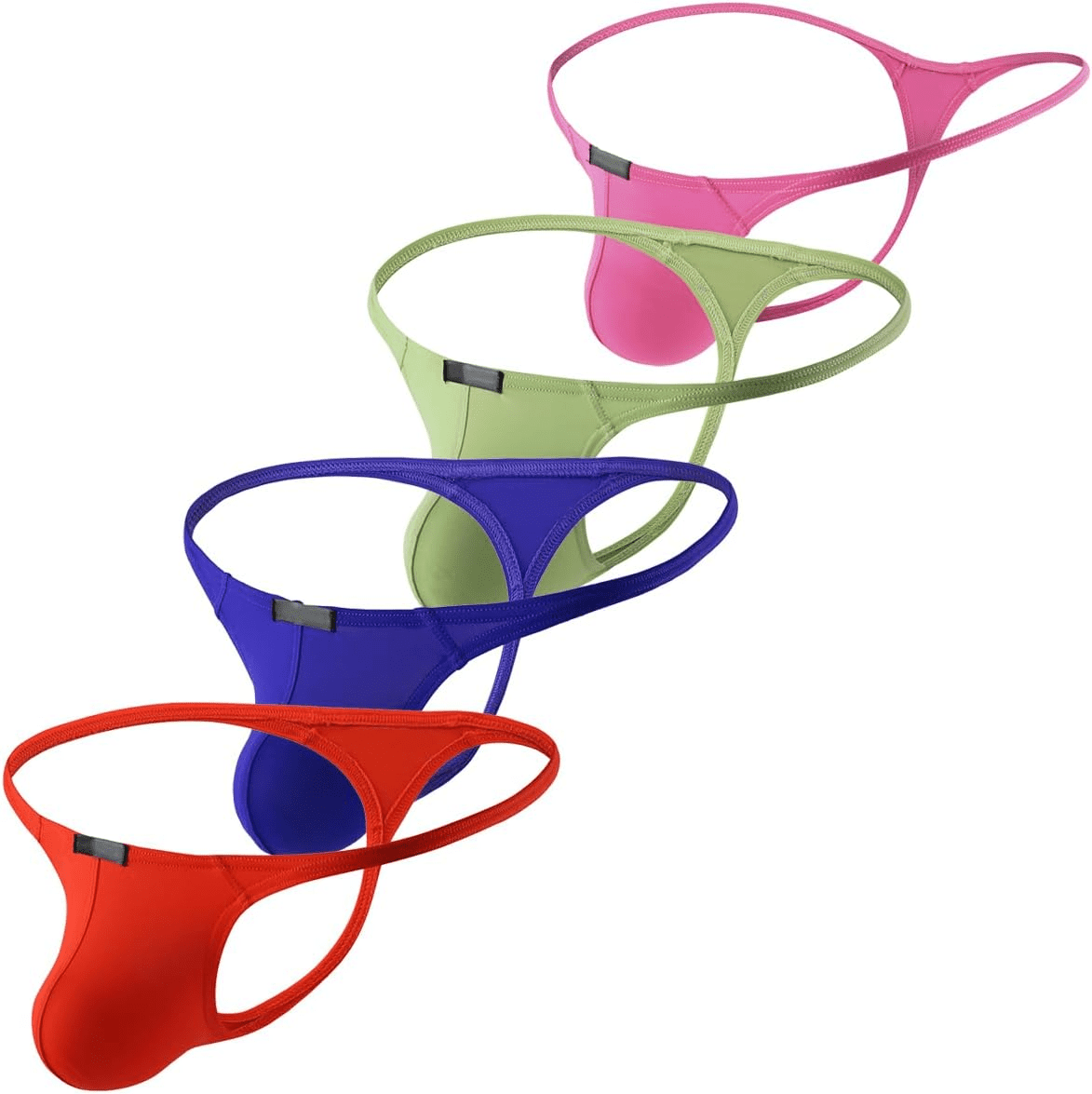 Yuyangdpb Men's Ice Silk Thongs Underwear Tagless Lingerie Bikini ...