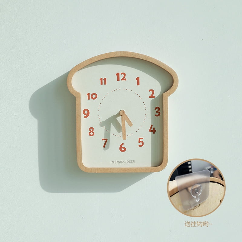 Yuyi Solid Wood Integrated Toast Decoration Mute Pocket Watch Clock ...