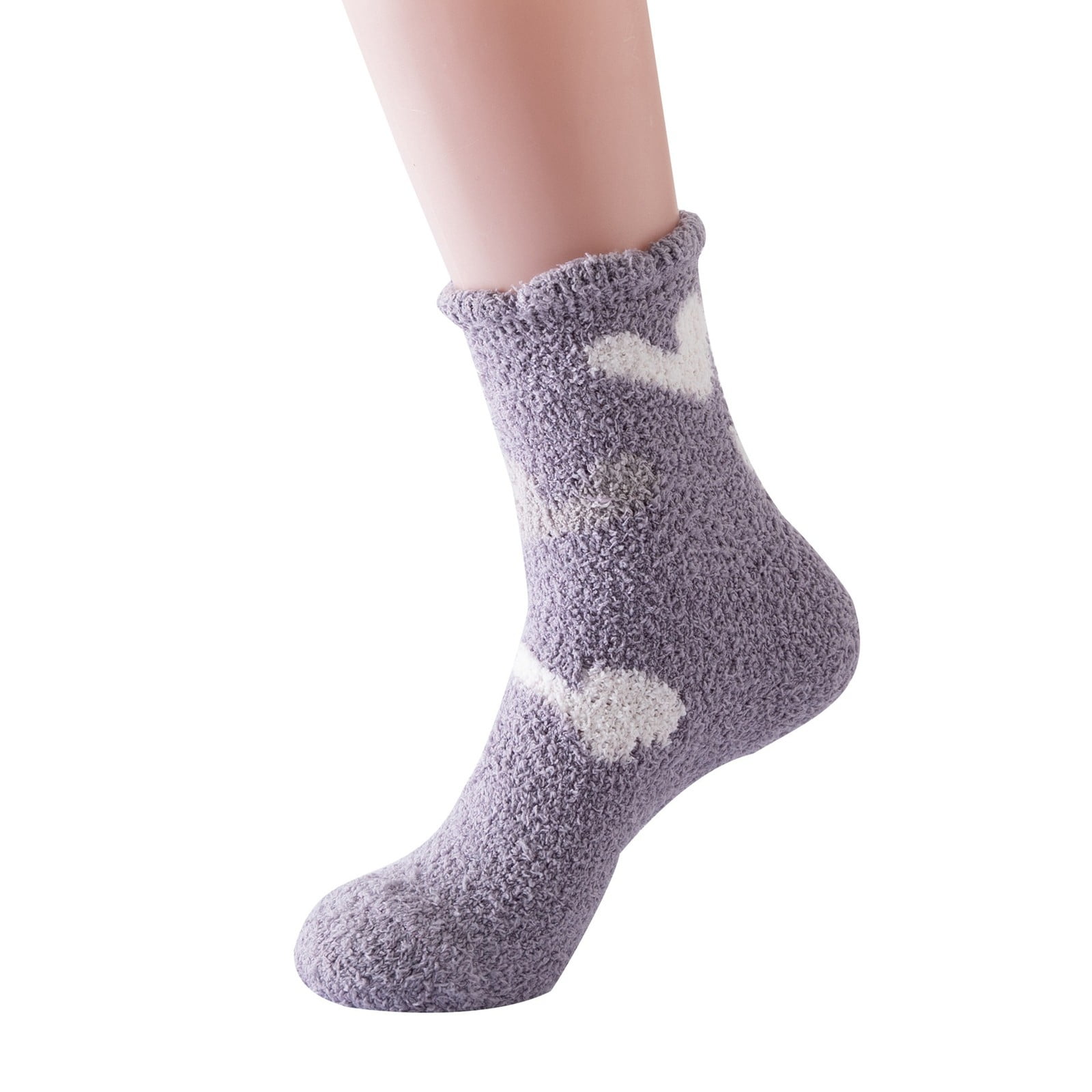 YuyuTangFu Thigh High Socks Women Solid Plus Size Sports Compression ...