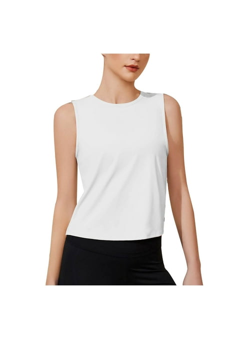 Cauagu Summer Flamingo for Women's Workout Tank Tops Sleeveless Running ...