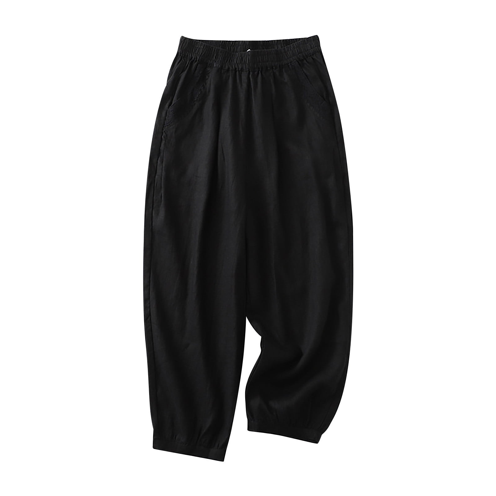 Yuzhih Lounge Pants For Women Elastic High Rise Loungewear Casual Baggy