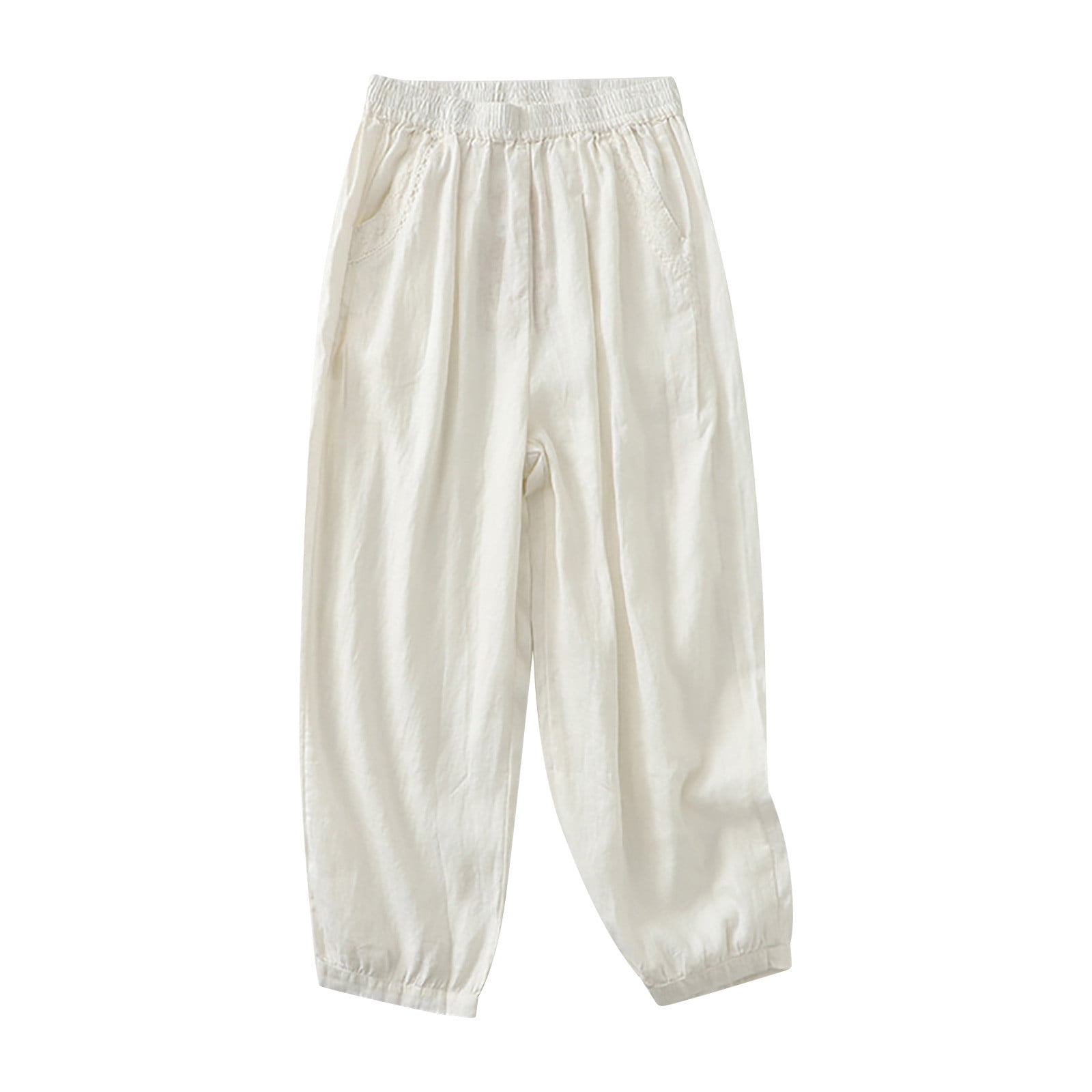 Yuzhih Lounge Pants For Women Elastic High Rise Loungewear Casual Baggy