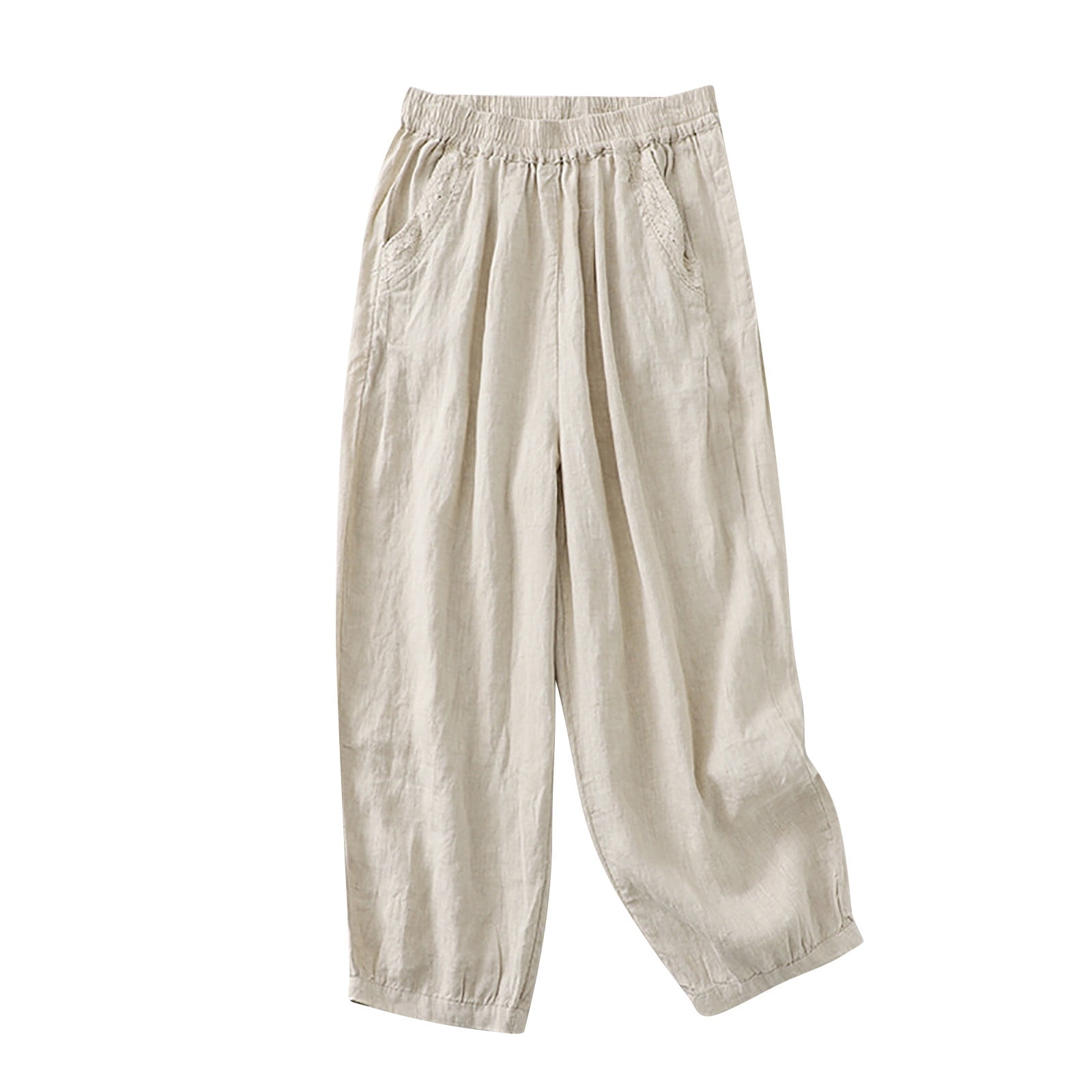 Yuzhih Lounge Pants For Women Elastic High Rise Loungewear Casual Baggy