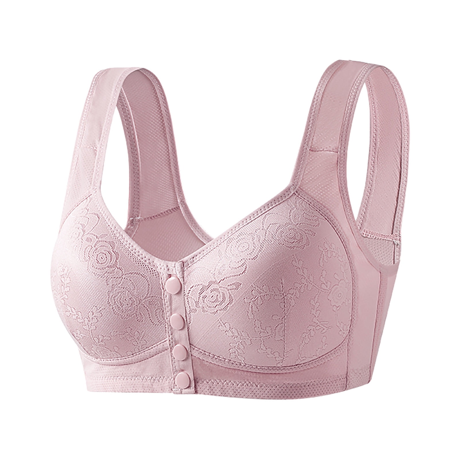 Yuzhih Seamless Bras for Women Full Coverage Wireless Push up Bra No ...