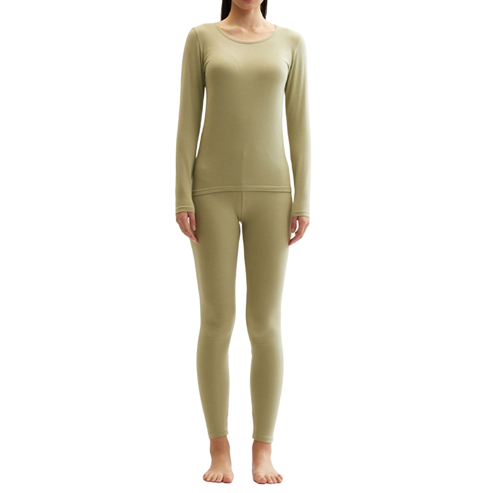 XuJwPNcy Thermal Underwear Set for Women Soft Cozy Long Johns Winter ...