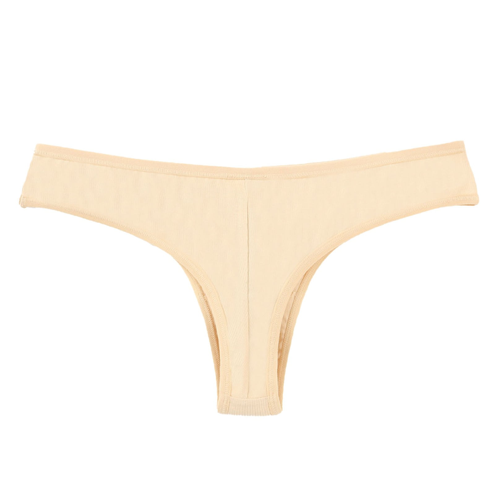 Yuzhih Women's Cotton Thongs Solid Color y Bikini G String Low Waisted ...