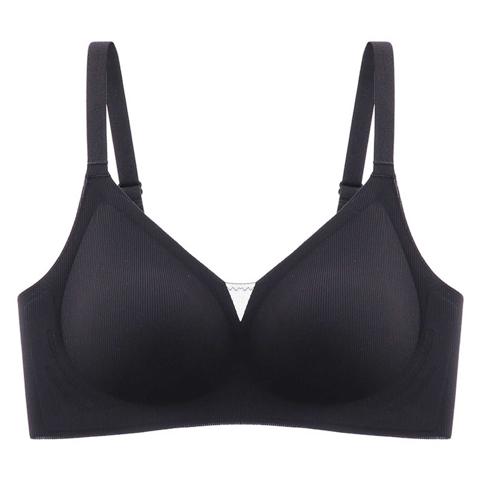 XuJwPNcy Womens Wireless V Neck Bras Full Coverage No Underwire ...