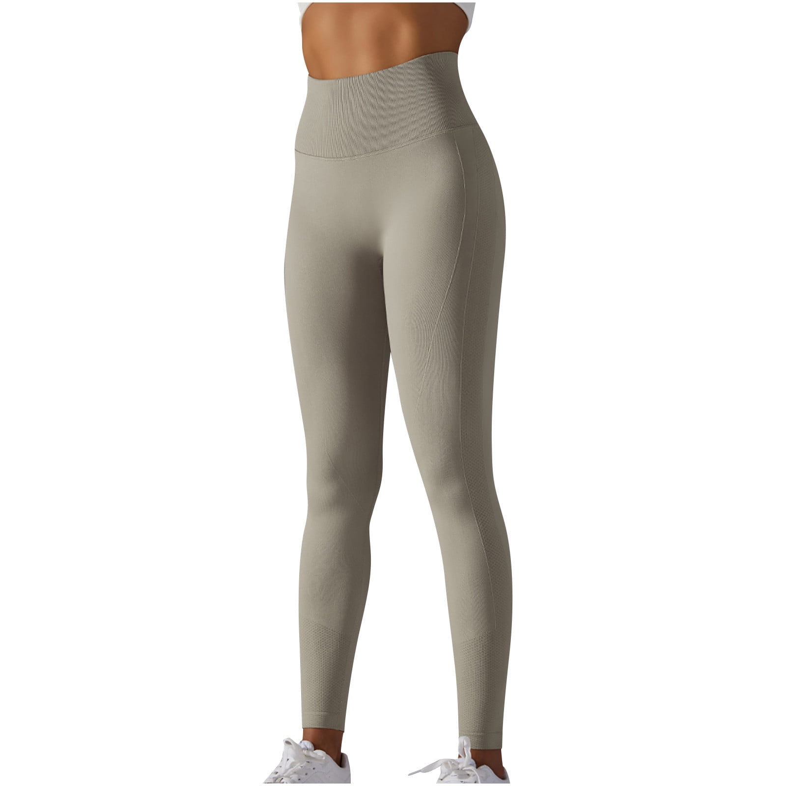 Yuzhih Workout Leggings for Women High Waisted Butt Lifting Seamless ...