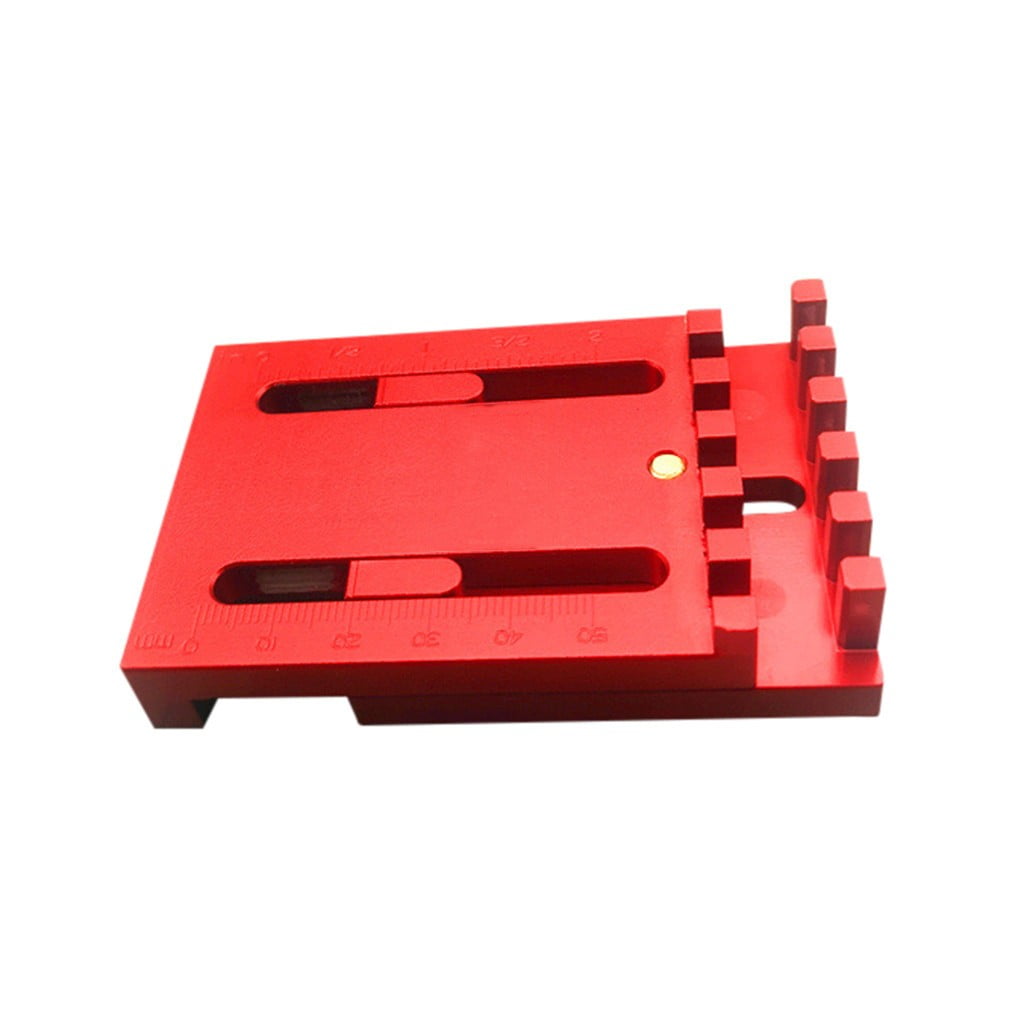 Yuzisshenx Woodworking Gaps Gauge Depth Measuring Ruler Line Sawtooth ...