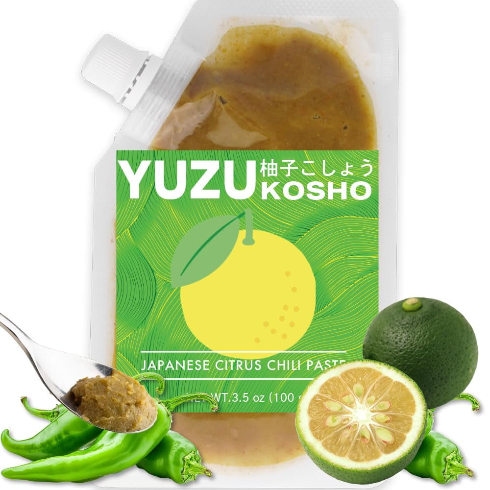 Yuzu Kosho, Japanese Citrus SAF21 Chili Paste, Spices and Seasonings, Umami, Vegan, Gluten-Free ...
