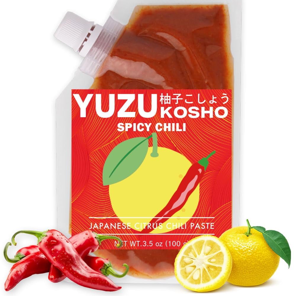 Yuzu Kosho, Red Pepper CCF19 Spicy Paste, Japanese Extremely Hot & Umami Seasoning, Vegan ...