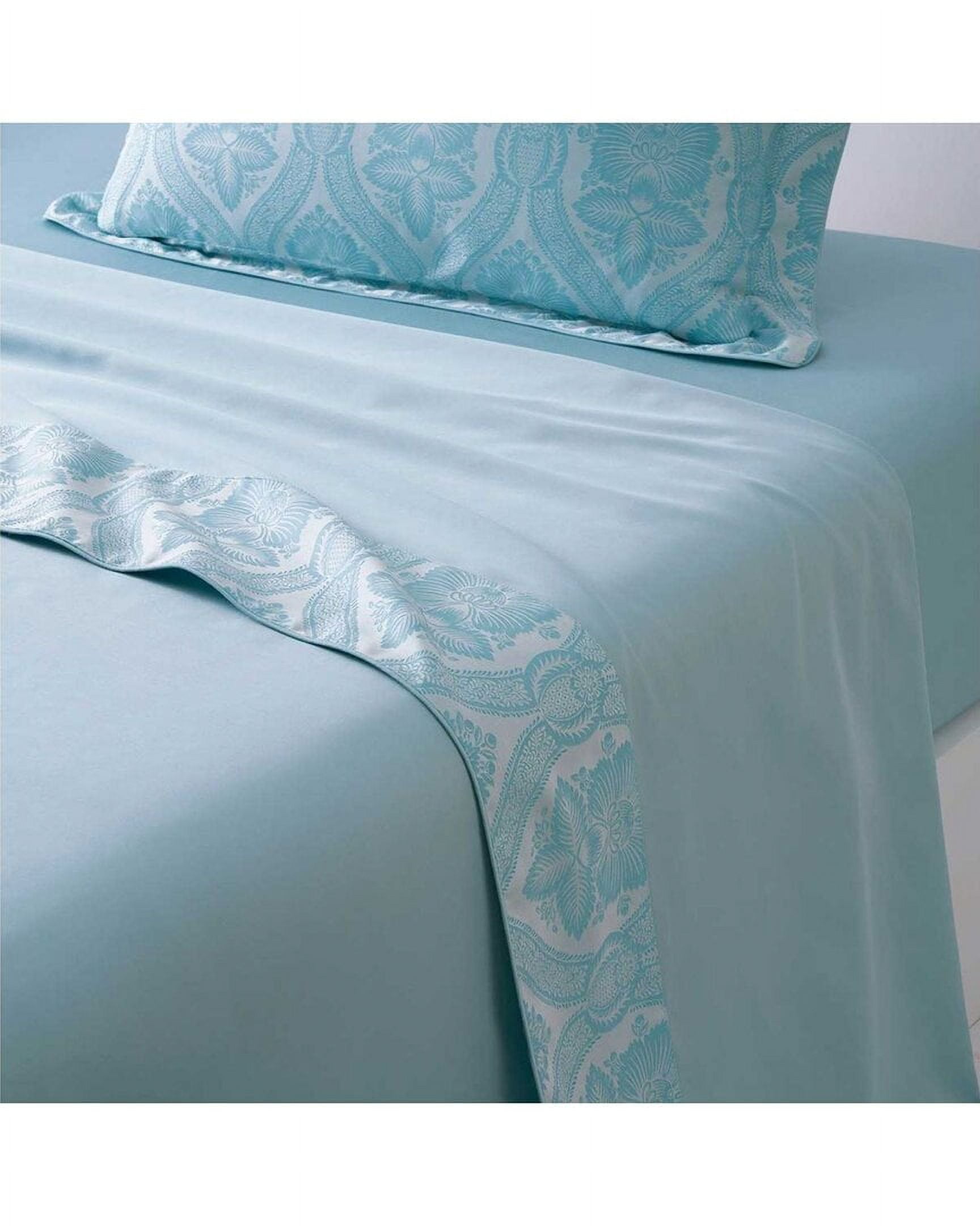 Yves Delorme Nil Bleu Flat Sheet, Full/Queen, Multicolor - Walmart.com