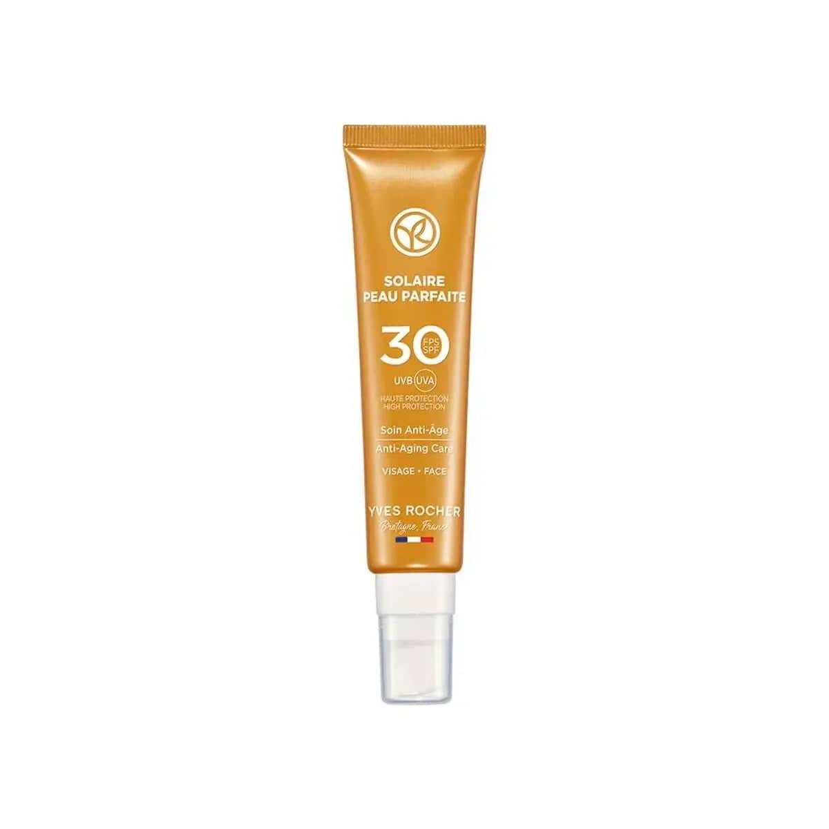 Yves Rocher Solaire Peau Parfaite Spf 30 Anti Aging Sunscreen 40 ml ...