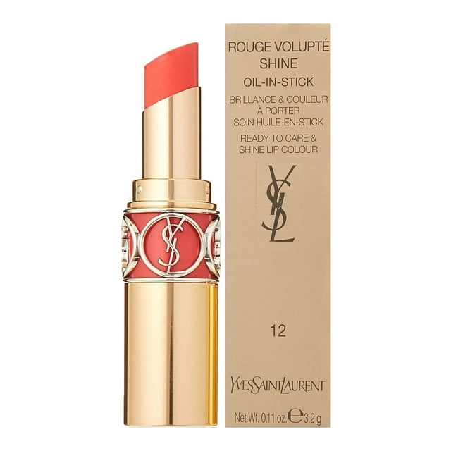 Free Shipping! Yves Saint Laurent Rouge Volupte Shine Lipstick 12 ...