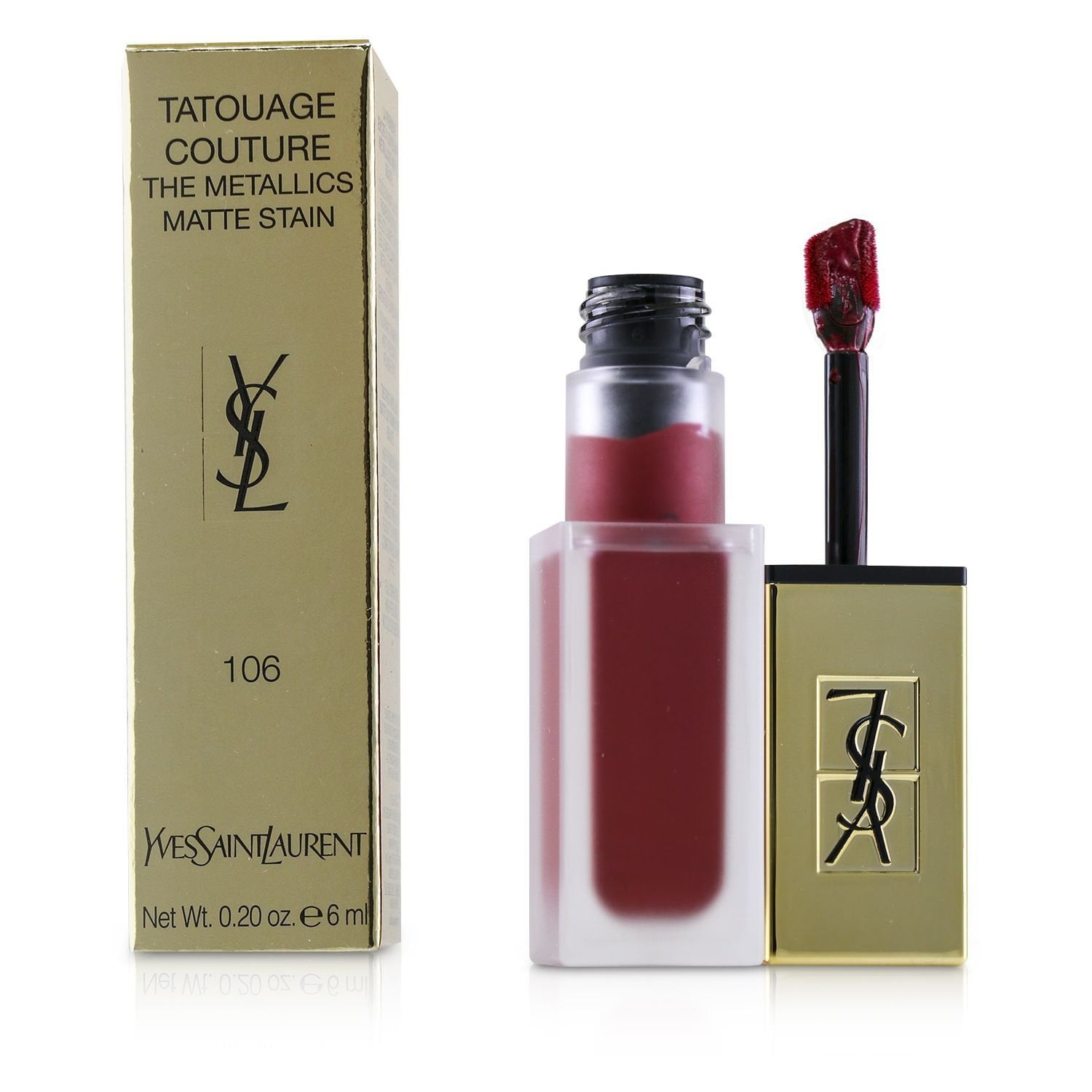 Yves Saint Laurent Tatouage Couture Metallics Liquid Lipstick - Walmart.com