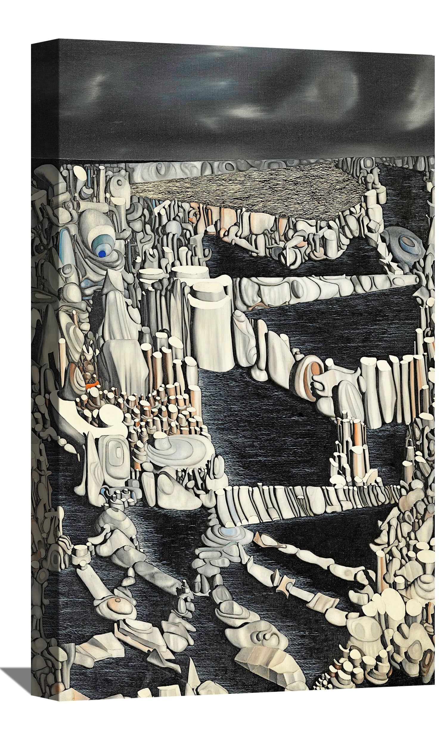 Yves Tanguy Painting Art Print Imaginary Numbers Framed Canvas Art Wall ...