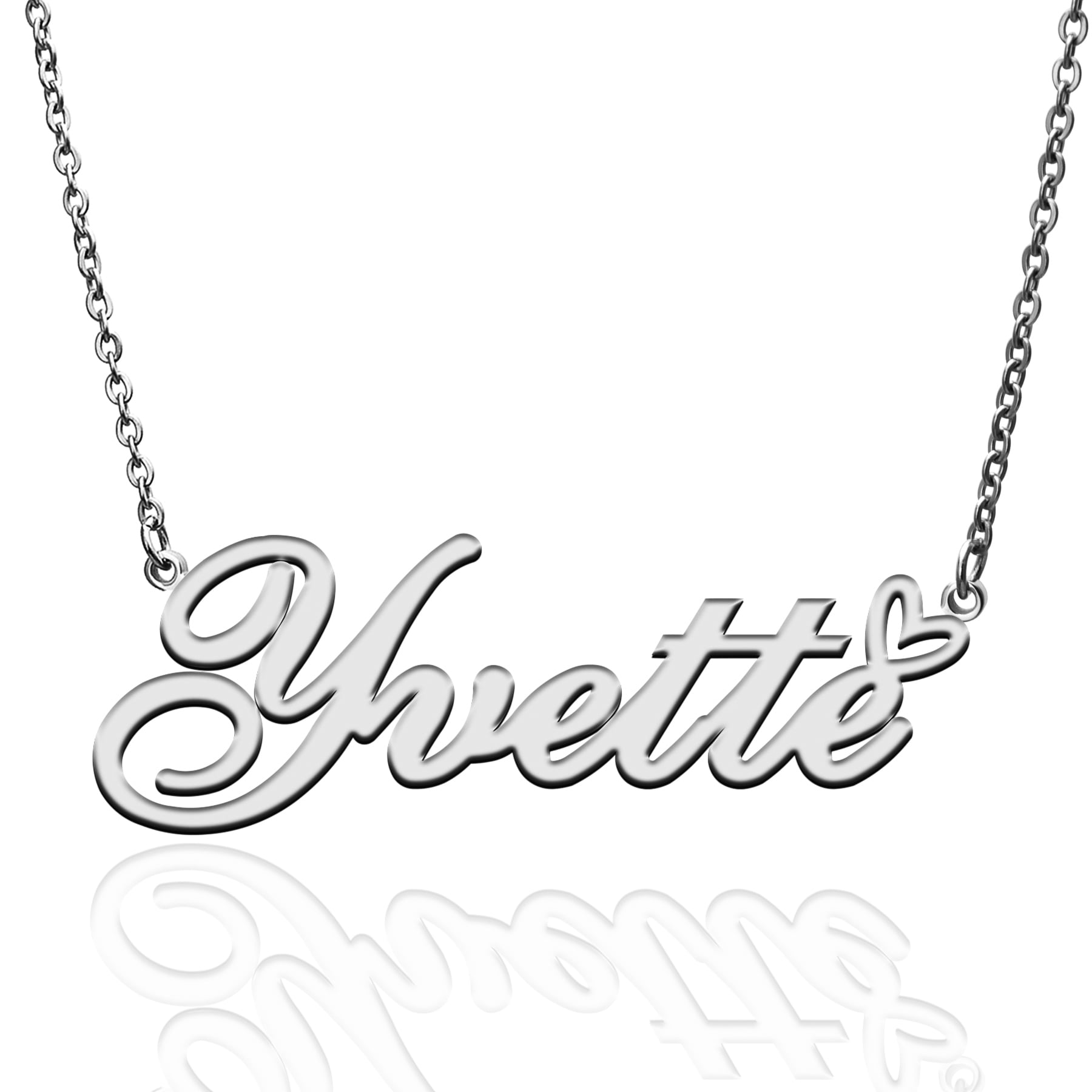 Yvette Custom Name Necklace Customized Personalized Plated Name ...