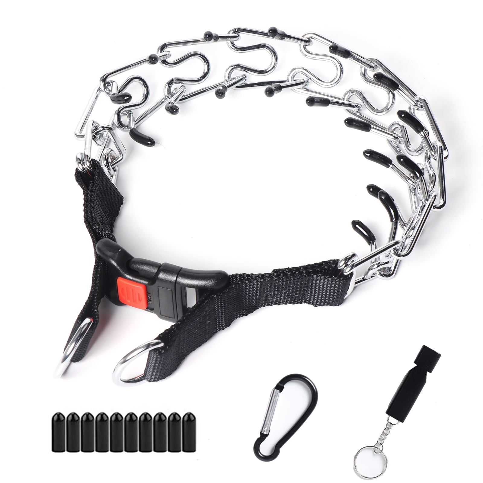 Yvnicll No Pull Dog Collar, Adjustable Dog Choke Pinch Training Collar ...