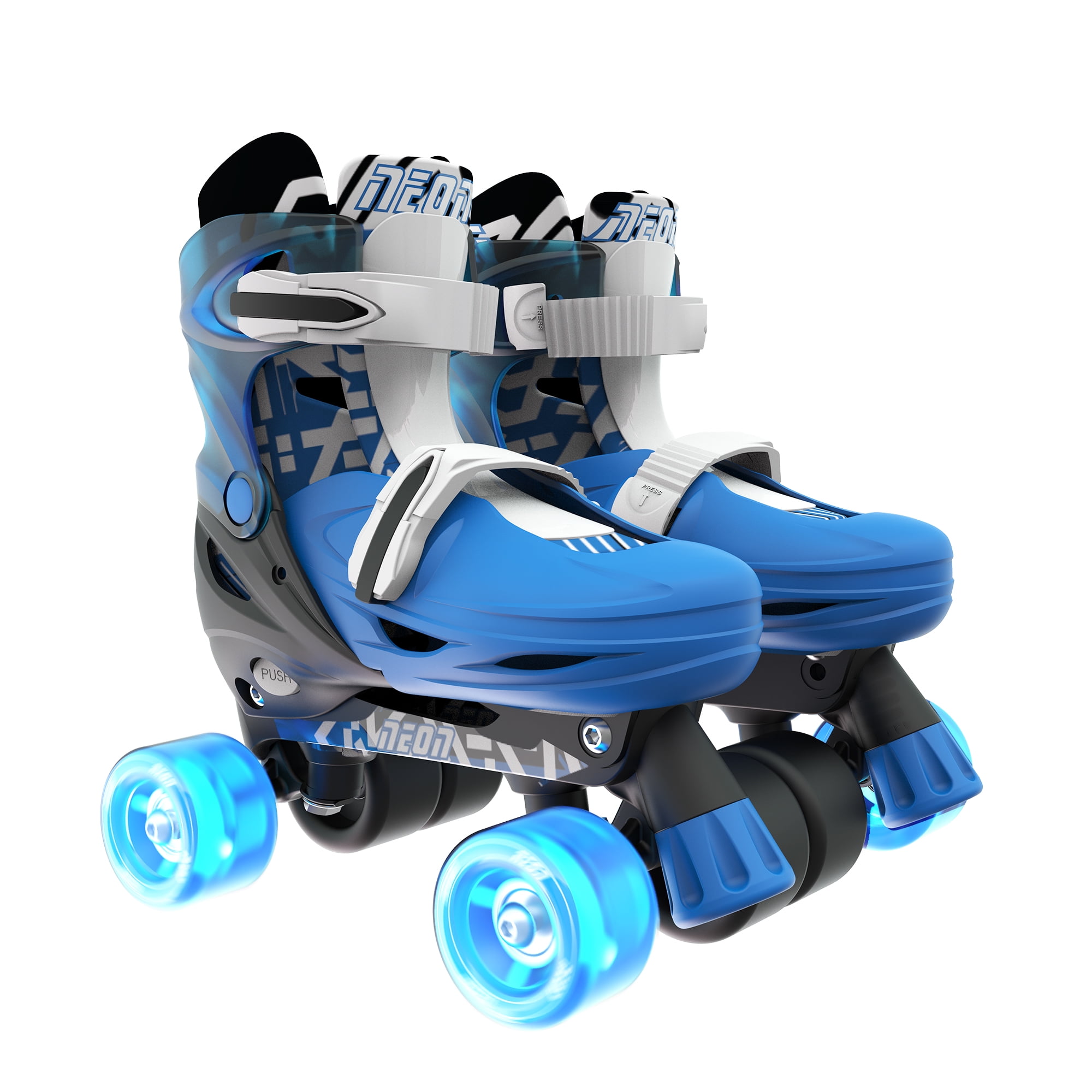 Yvolution Neon 2N1 Quad and Inline Skates Combo Girls and Boys, Kids ...