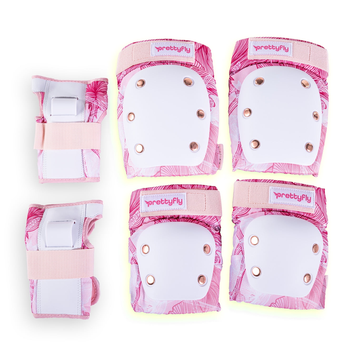Yvolution Prettyfly Adult Safety Pads Medium Size, Pink, Protective ...