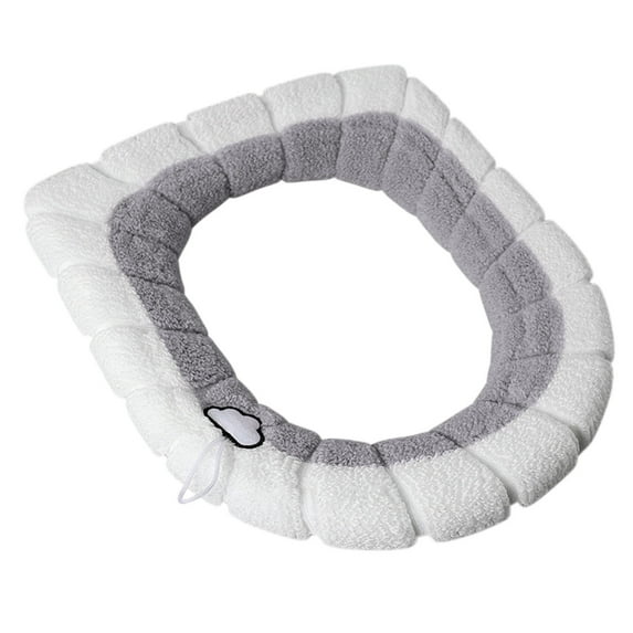 Ywbawe Knitted Toilet Seat Cover Set with Handle for All Seasons ...