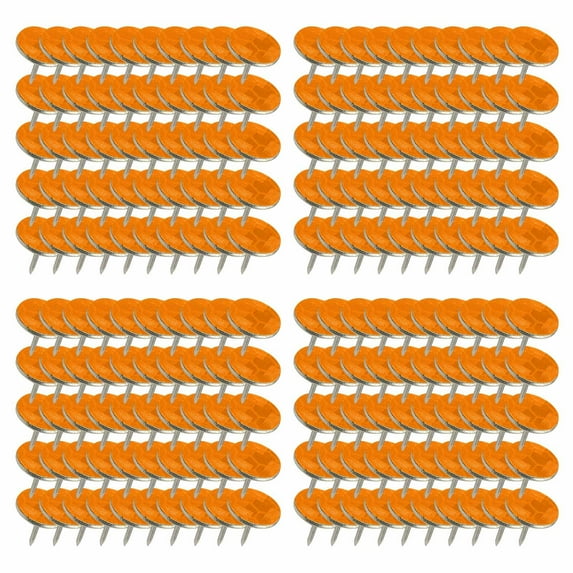 Ywbawe Night Reflective Marker Nails for Trail Marking Metal Tacks with ...