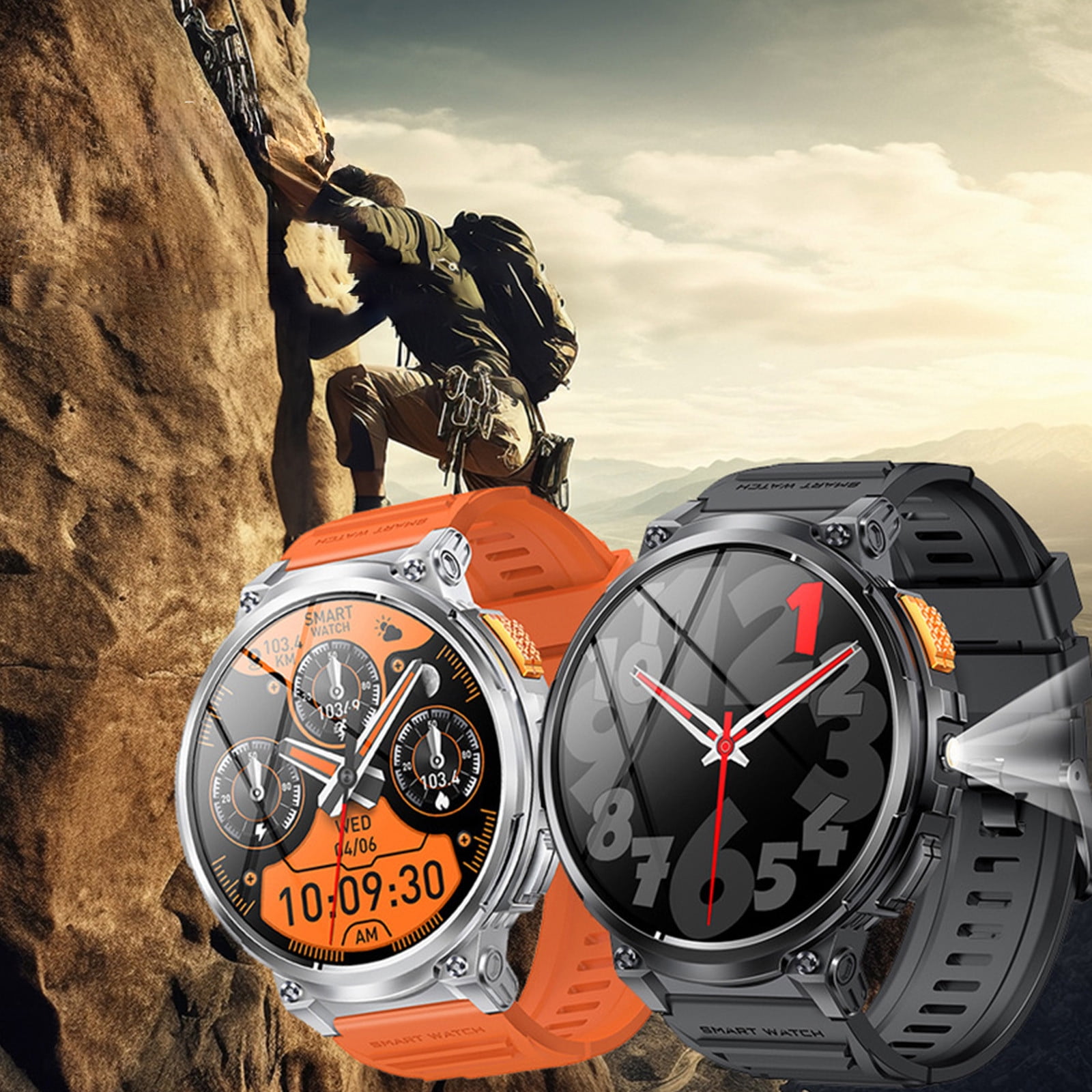 Ywbawe Smart Sports Watch with HD Display, Bluetooth Calling, Advanced ...