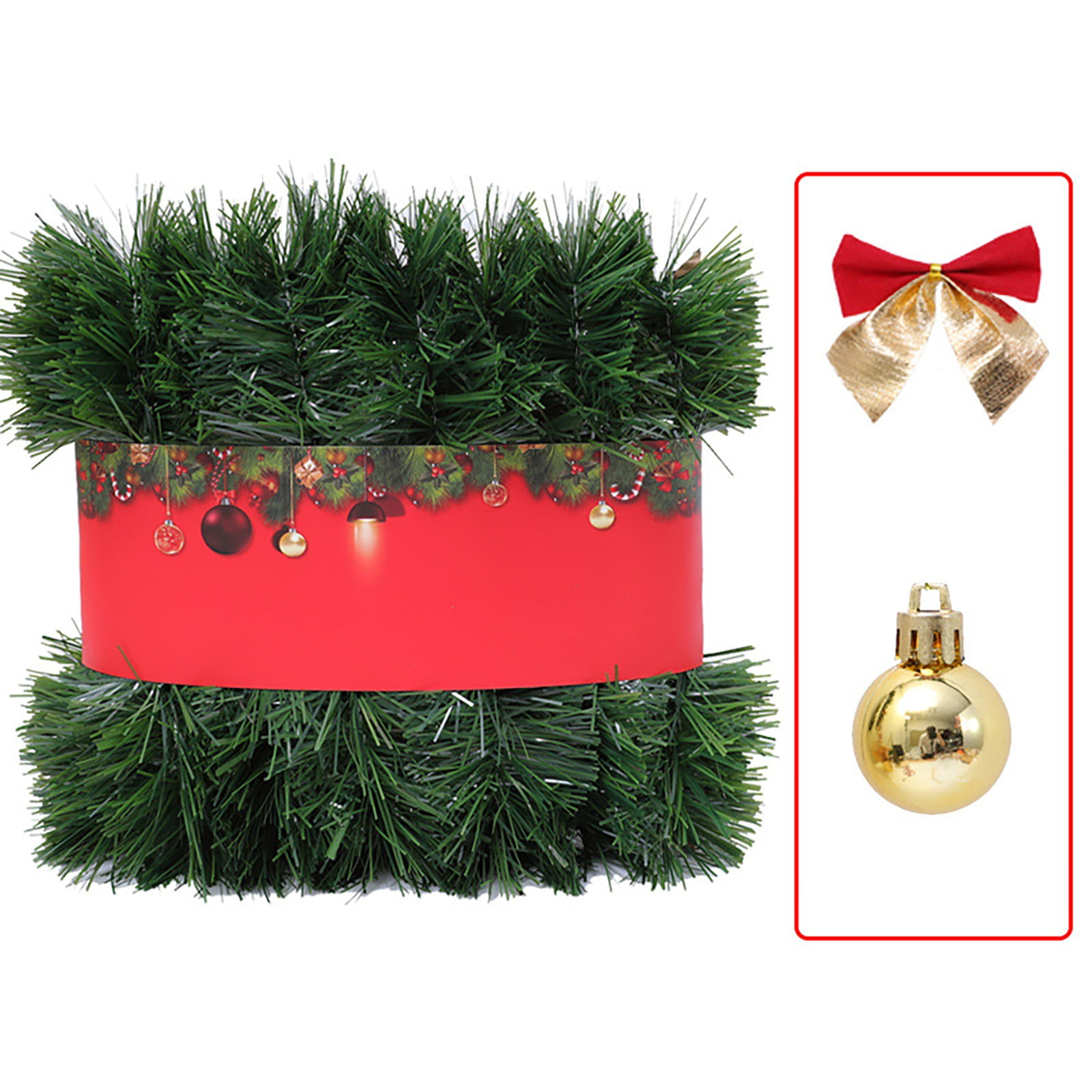 Yweeng Christmas Clearance Christmas Wool Strips Artificial Christmas ...