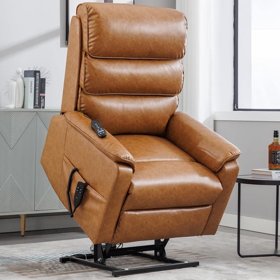 Ywen Electric Lift Chair with Heat and Massage, Dual Motor Recliner ...