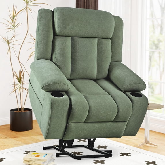 Ywen Large Power Lift Recliner Chair for Elderly with Extended Footrest ...