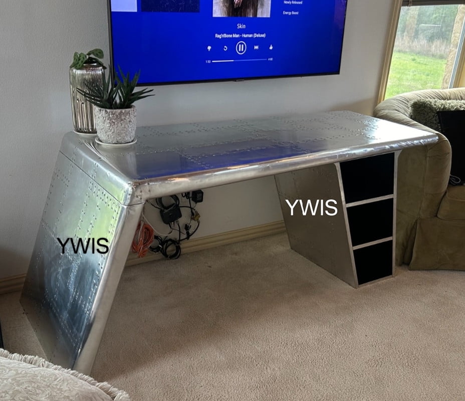 Ywis Aviator furniture wing desk Handmade Beautiful study & office work ...