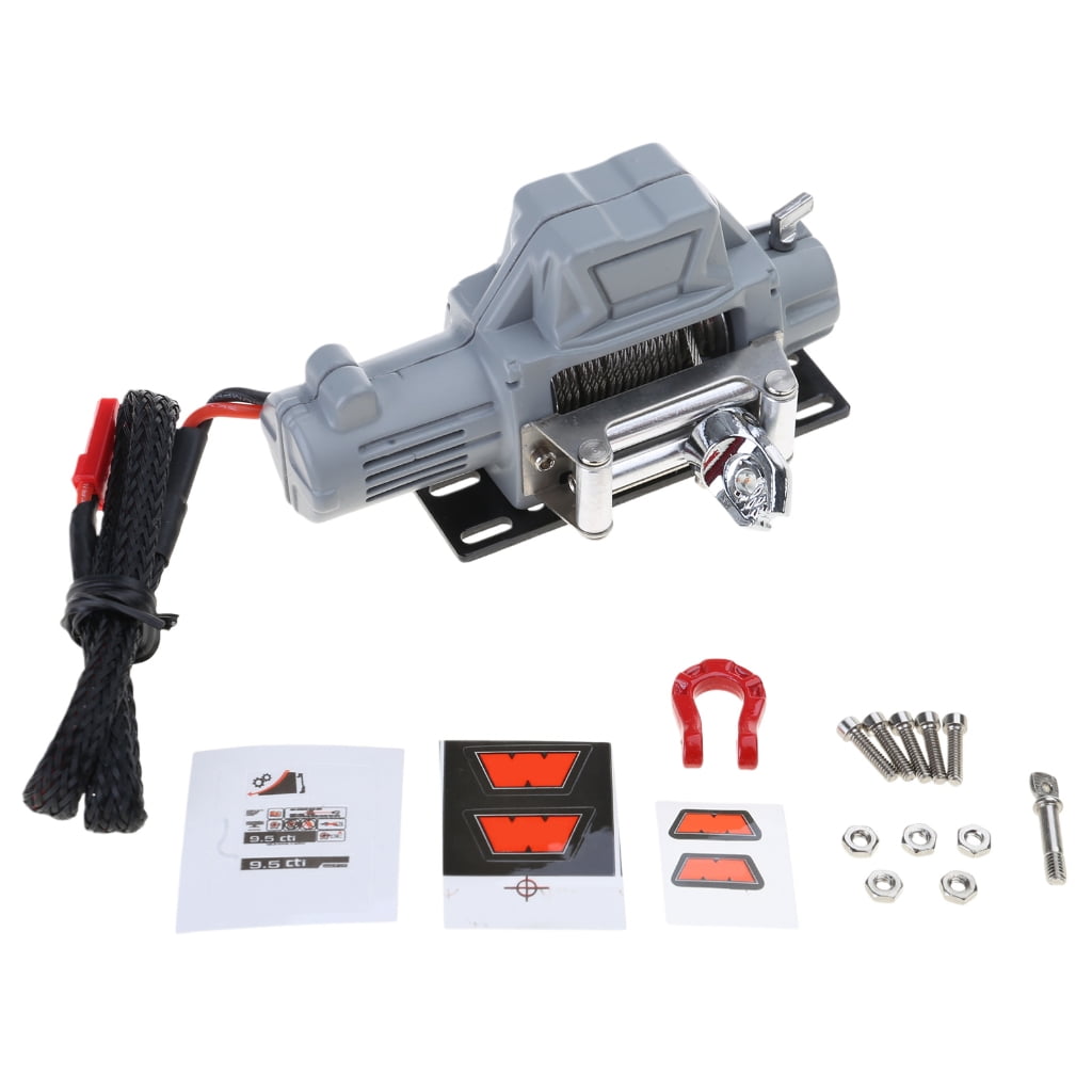 Ywmsfl 1:10 Winch and Control Cable Kits Rescued Digital Winch for ...